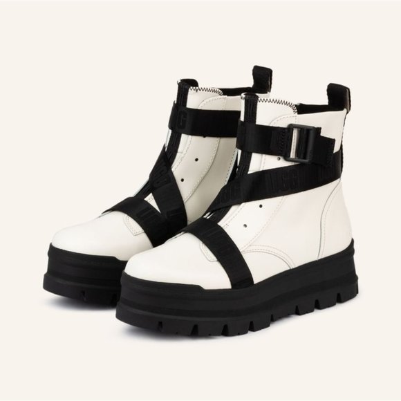 UGG | Shoes | Ugg Sid Boots Waterproof Leather Platform Combat Jasmine ...